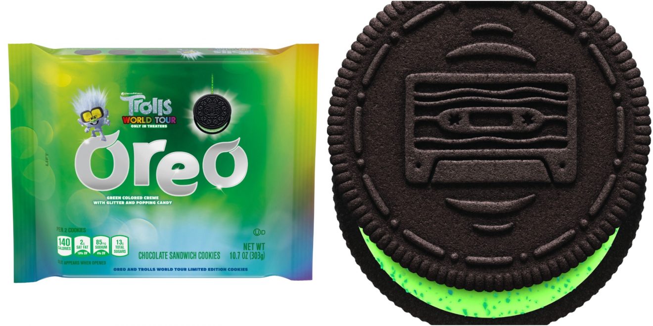 Oreo Just Released A Trolls Cookie That Has A Glittery Pink Creme ...